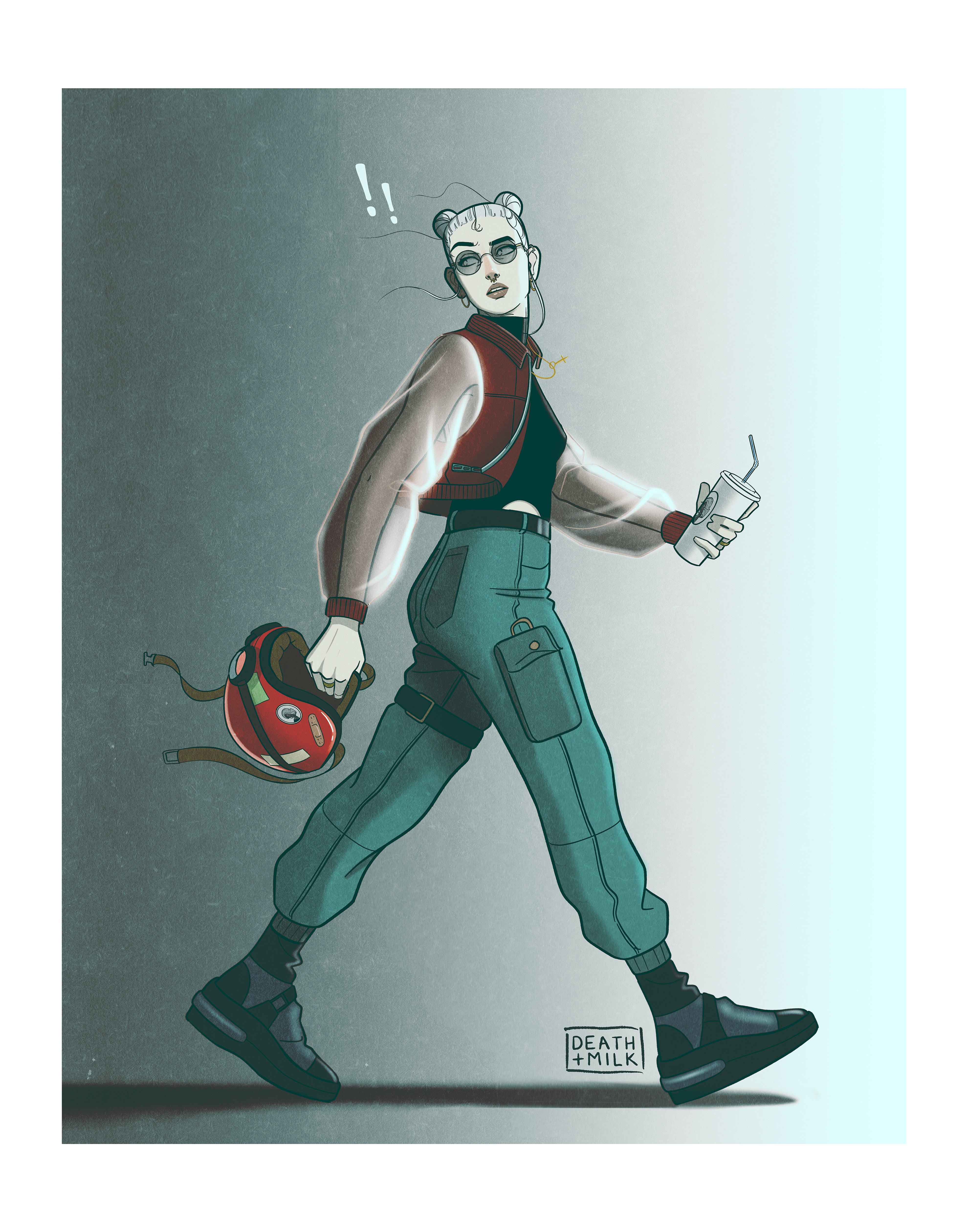 'Death & Milkshake' Giclée Print – DEATH & MILK