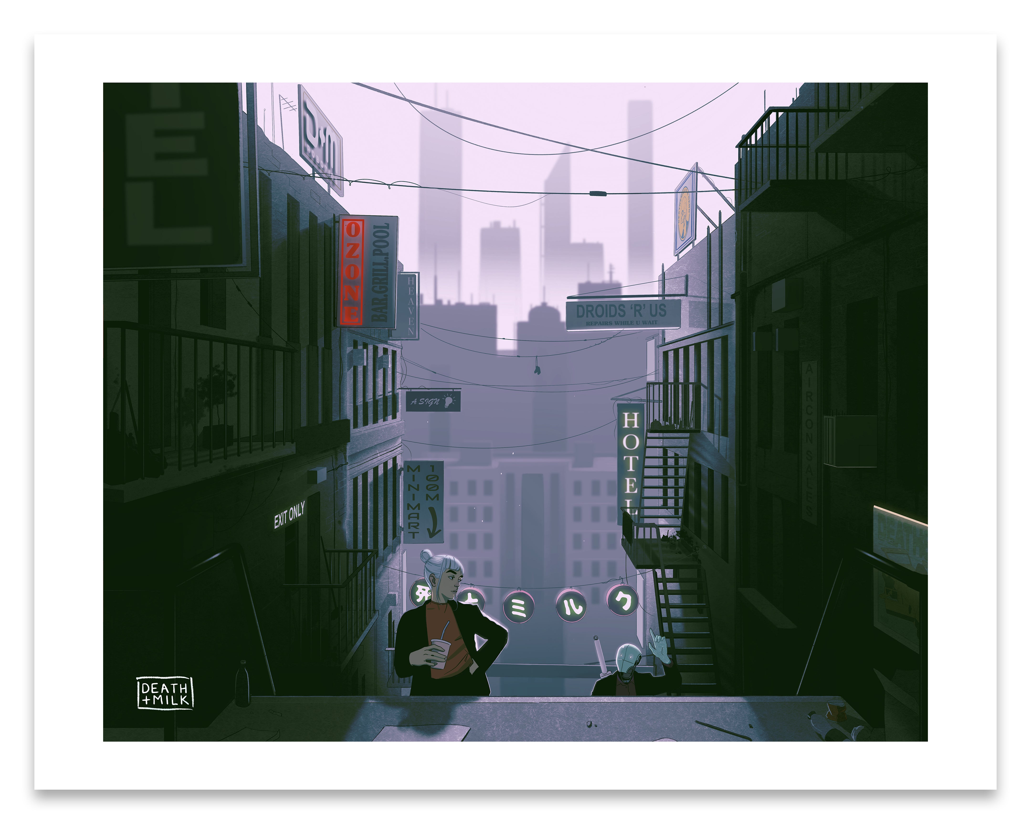 'Wait Up!' Giclée Print – DEATH & MILK